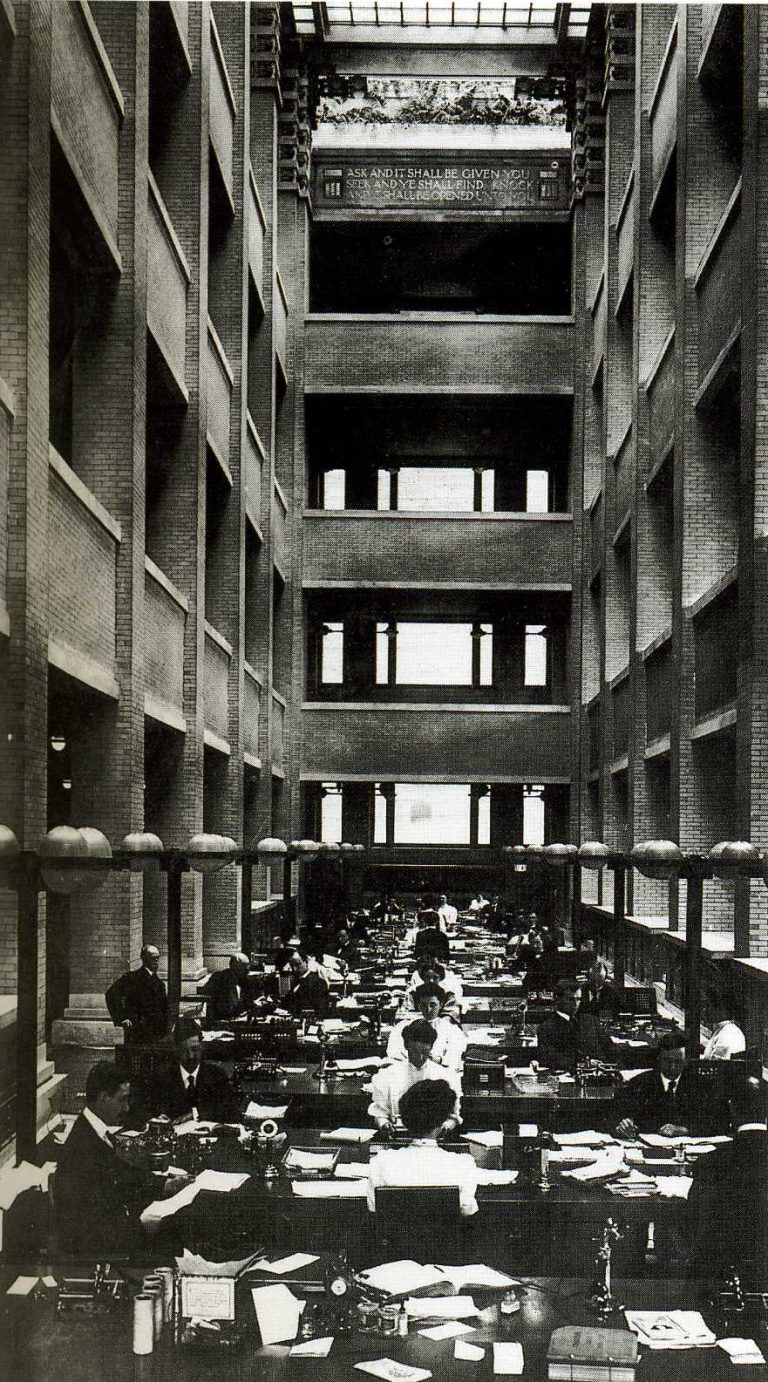 Larkin Building - Data, Photos & Plans - WikiArquitectura