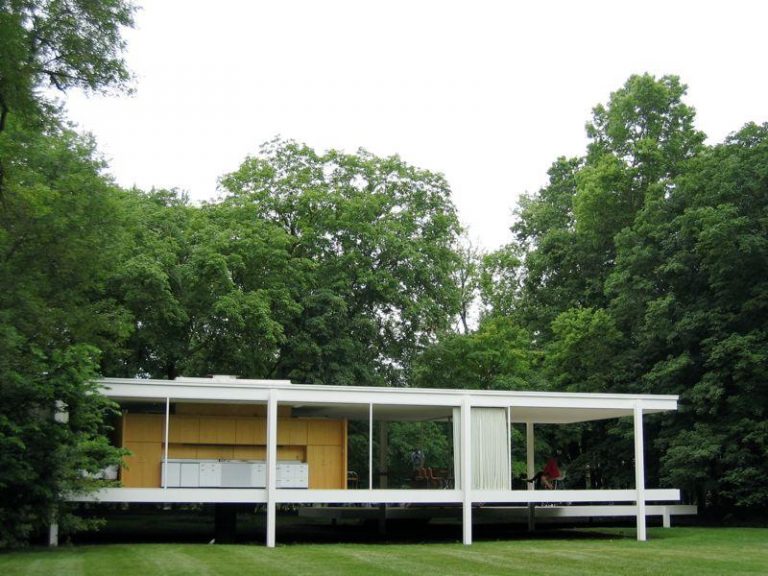Farnsworth_Exterior - WikiArquitectura