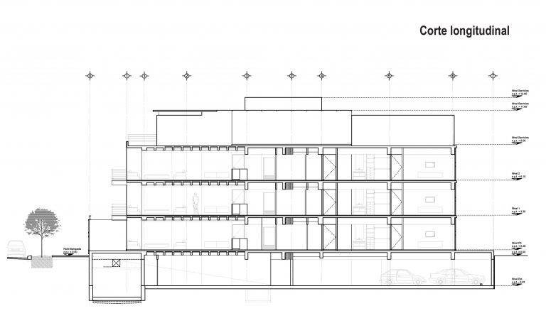 Gal-ARQ-corte_longitudinal - WikiArquitectura
